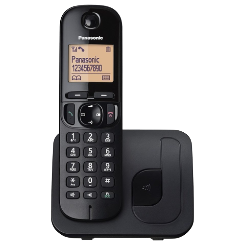 PANASONIC DECT KX-TGC210FXB Bežični telefon, Crna