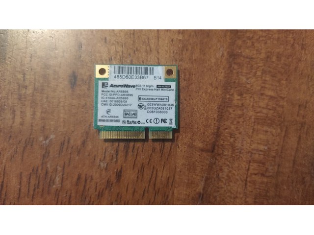 Wireless kartica AR5B95 , skinuta sa Asus X53S laptopa