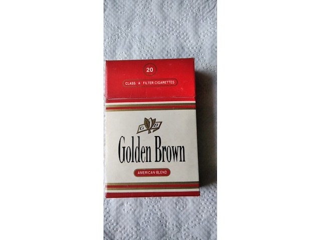 Golden Brown kutija od cigareta