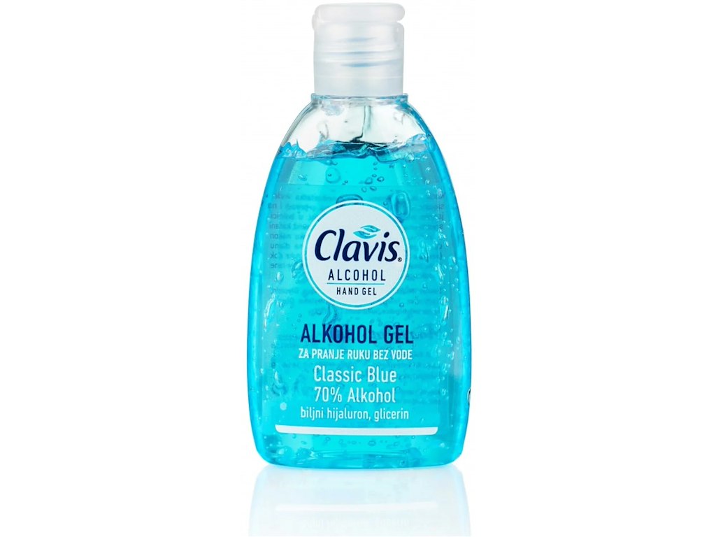 Clavis Antibakterijski gel za dezinfekciju ruku Classic blue 80ml