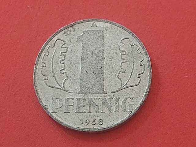 DDR  - 1 pfennig 1968 god