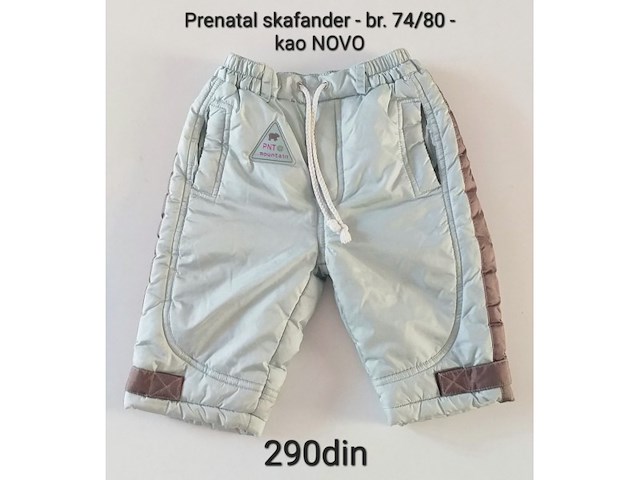 Prenatal ski pantalone skafander br. 74/80 - kao NOVO