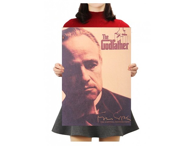 Poster Retro The Godfather Model 1