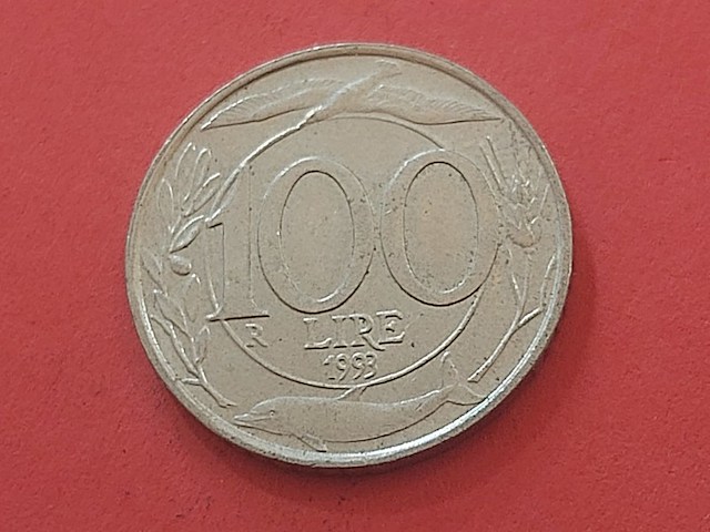 Italija  - 100 lire 1993 god