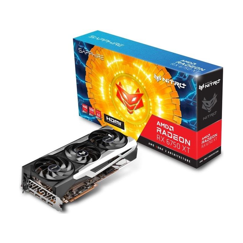 Sapphire AMD Radeon RX 6750 XT 12GB 192bit NITRO+ RX 6750 XT GAMING OC 12GB (11318-01-20G)