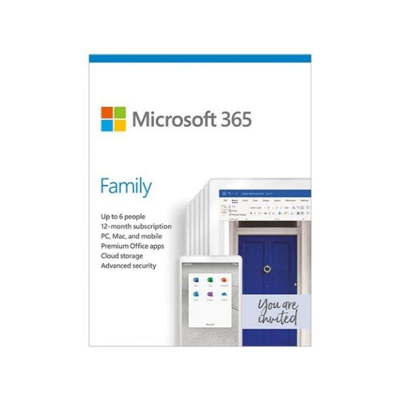 Microsoft Office 365 Family 32bit/64bit (6GQ-01561)