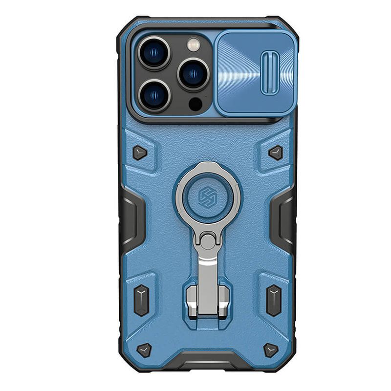 Maskica Nillkin CamShield Armor Pro za iPhone 14 Pro Max 6.7 plava