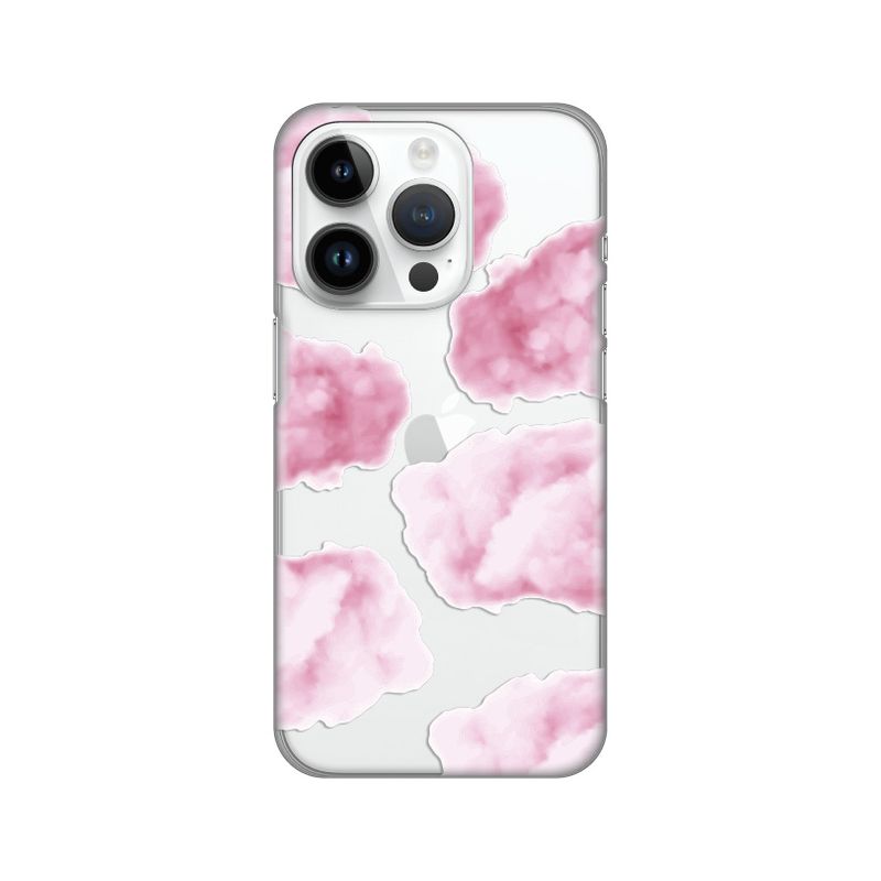 Maskica Silikonska Print Skin za iPhone 14 Pro 6.1 Pink Clouds