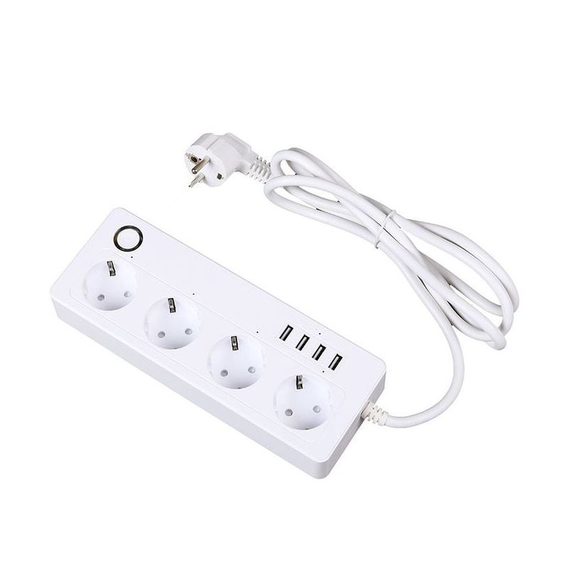 Voltaic Smart Power Strip V2 4 EU Plugs + 4 USB Plugs 3680W 16A