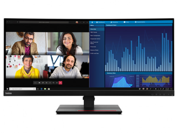 Monitor LENOVO ThinkVision P34w-20 34.14''IPS 344x144060Hz4msHDMI,DP,USB,Swivel,visinazvučnici' ( '62CCRAT3EU' )