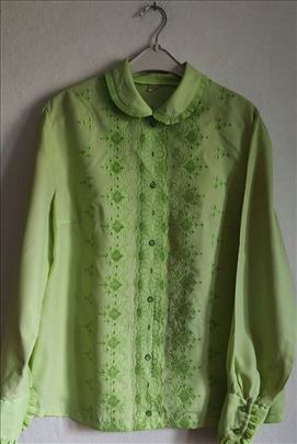 Slovenacka Vintage vezena bluza vel. M/L