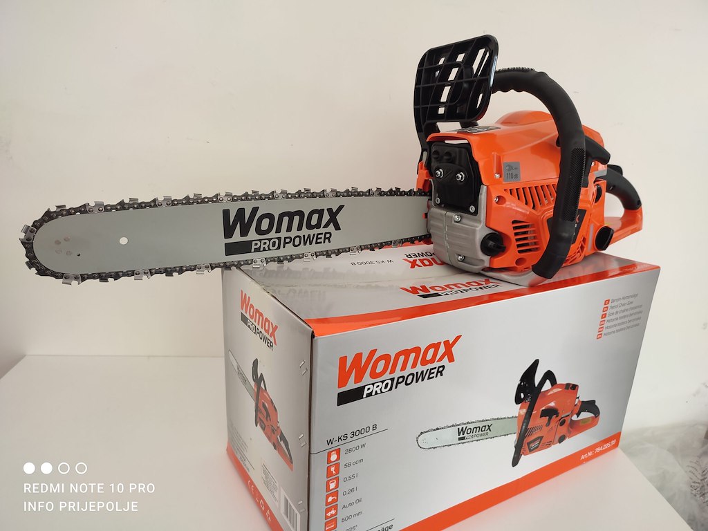 WOMAX 4 KS Benzinska MOTORNA TESTERA