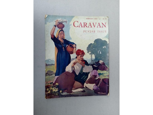 Caravan, Feb 1955.  Pinjab issue, Retko !!!