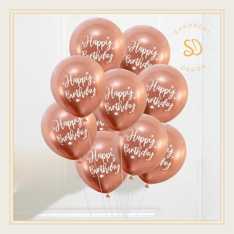 Dekorativni baloni happy birthdayS40-3