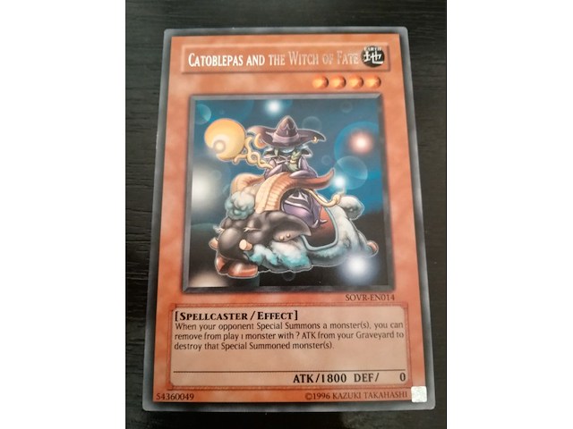 Yu-GI-OH!- Catoblepas and the Witch of Fate (Rare)