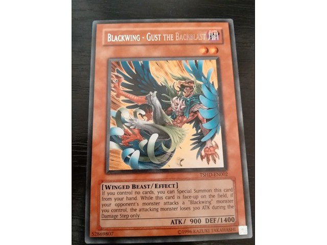 Yu-GI-OH!- Blackwing - Gust the Backblast (Rare)