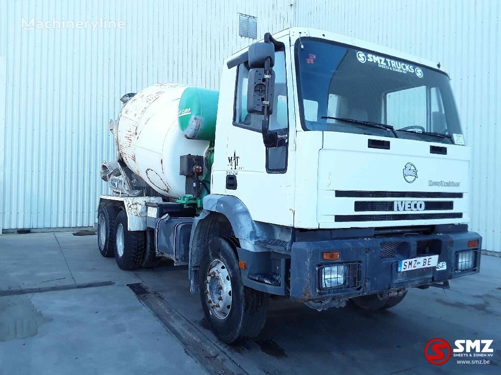 IVECO Eurotrakker 260 E 34 manual pump kamion s mešalicom za beton