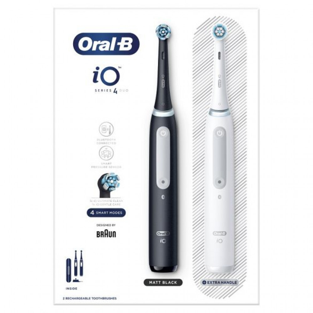 ORAL-B Električne četkice za zube iO 4 Series poklon set, DUO pack 500589