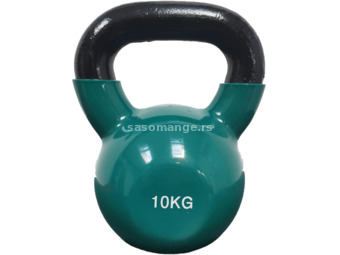 RING kettlebell teg sa ručkom 10kg Kettlebell teg Zelena