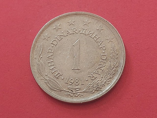 SFRJ  - 1 dinar 1981 god