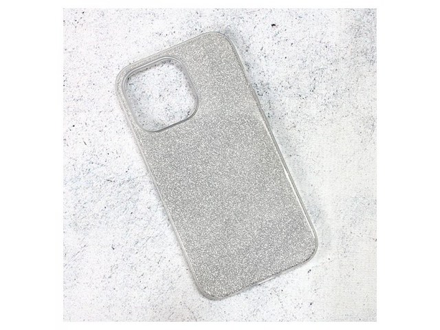 Maskica Crystal Dust za iPhone 13 Pro 6.1 srebrna