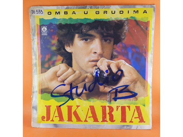 Jakarta (2) ‎– Bomba U Grudima, LP + autogram
