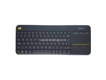 LOGITECH Bežična tastatura K400 PLUS WIRELESS TOUCH (Crna) - 920-007119 USB nano prijemnik Membr...