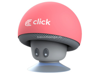 CLICK Portable Bluetooth zvučnik BS-R-M Mushroom (Roze) - BSRMP Mono 3W