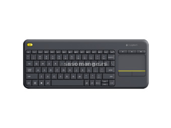 LOGITECH Bežična tastatura K400 PLUS (Crna) 920-007145 USB nano prijemnik Membranski tasteri EN ...