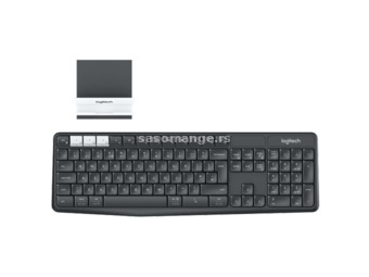 LOGITECH Bežična tastatura K375s MULTI-DEVICE (Crna) 920-008181 USB nano prijemnik / Bluetooth M...