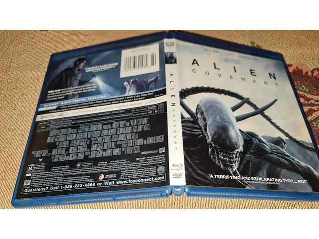 Alien Covenant Blu-ray + DVD