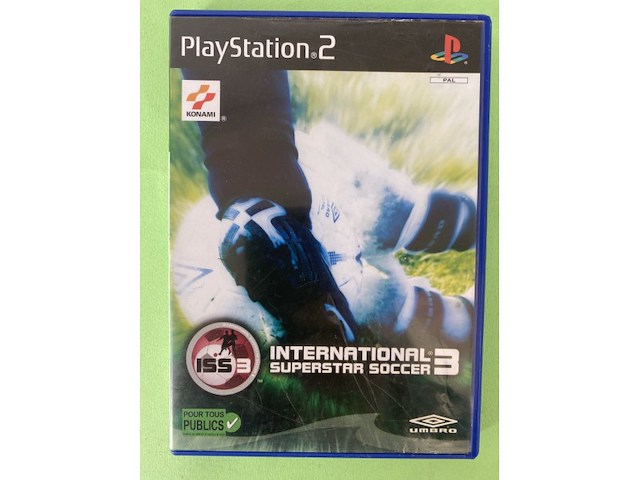 ISS3 International Superstar Soccer 3 - PS2 igrica