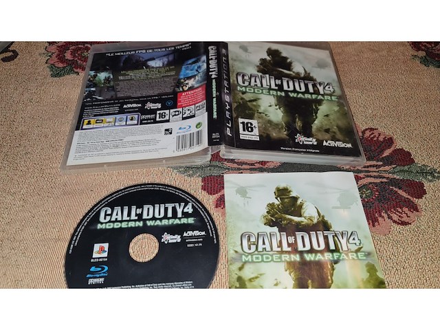 Call of duty 4, Modern warfare PS3