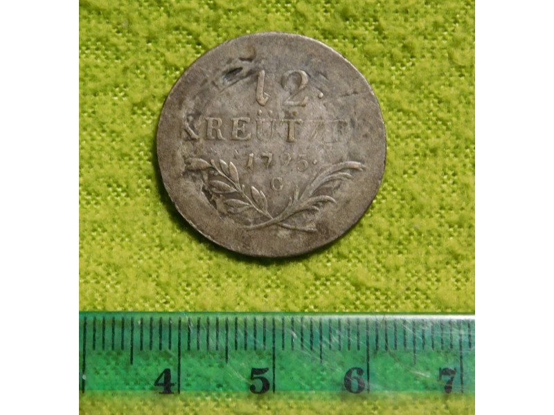 12 kreutzer 1795 C - srebro - retko