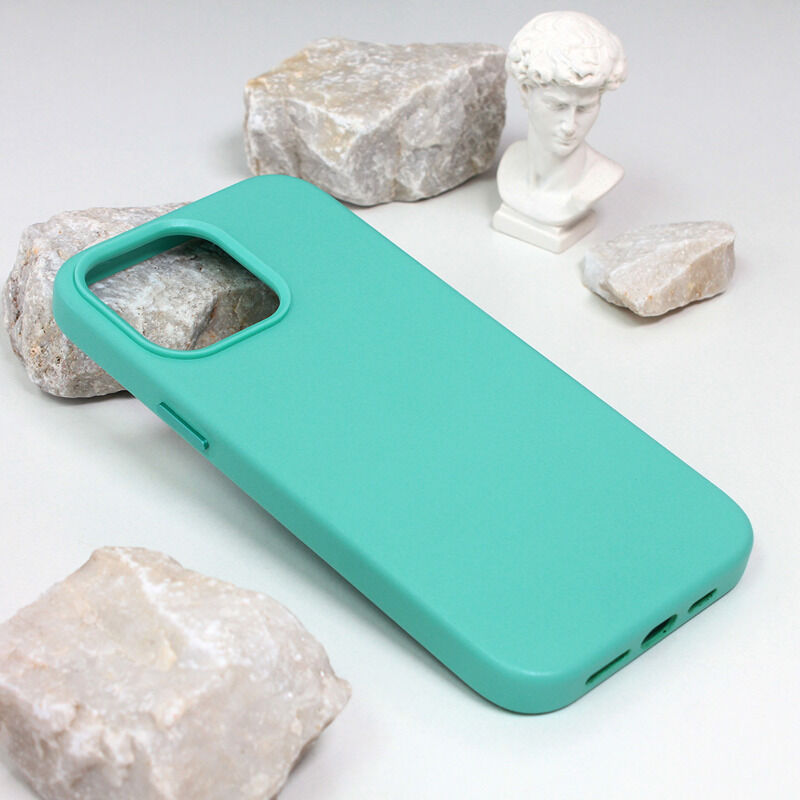 Maskica Beautiful Shine Leather iPhone 14 Pro Max 6.7 mint