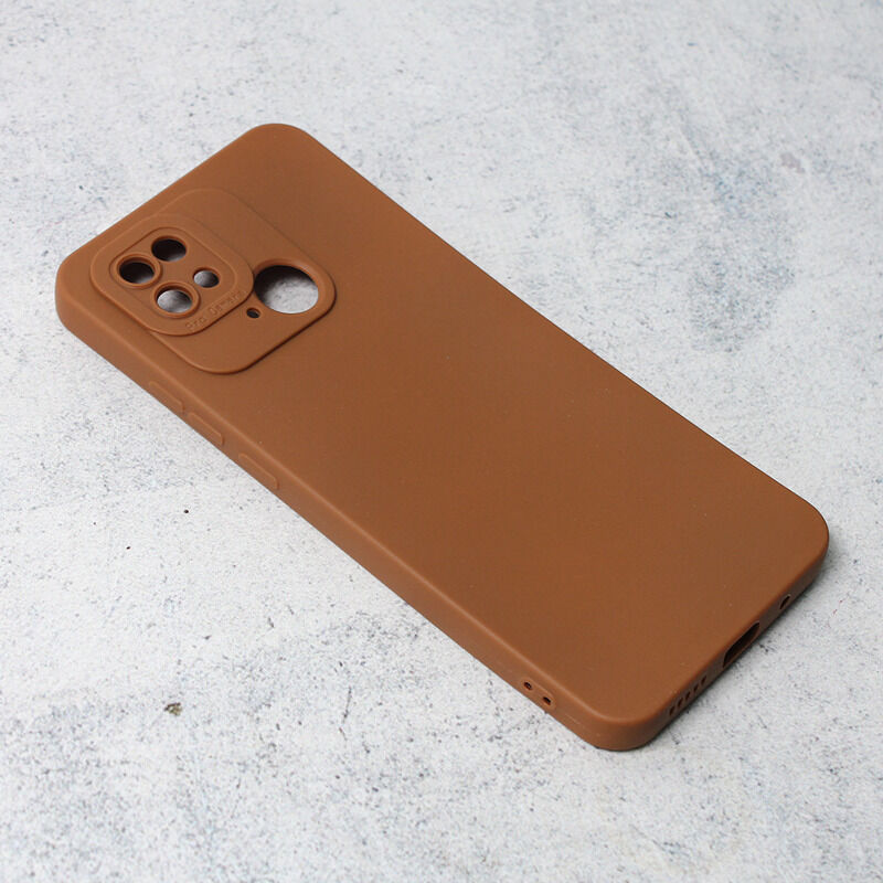 Maskica Silikon Pro Camera za Xiaomi Redmi 10C braon