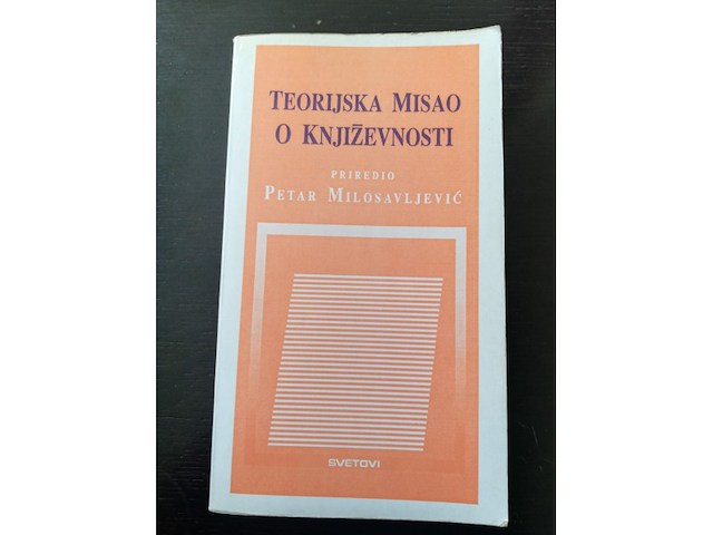 Teorijska misao o književnosti