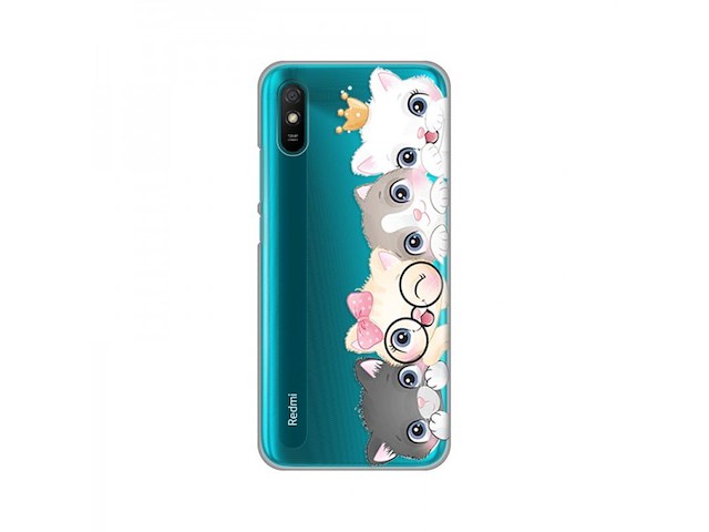 Maskica Silikonska Print Skin za Xiaomi Redmi 9A Cats