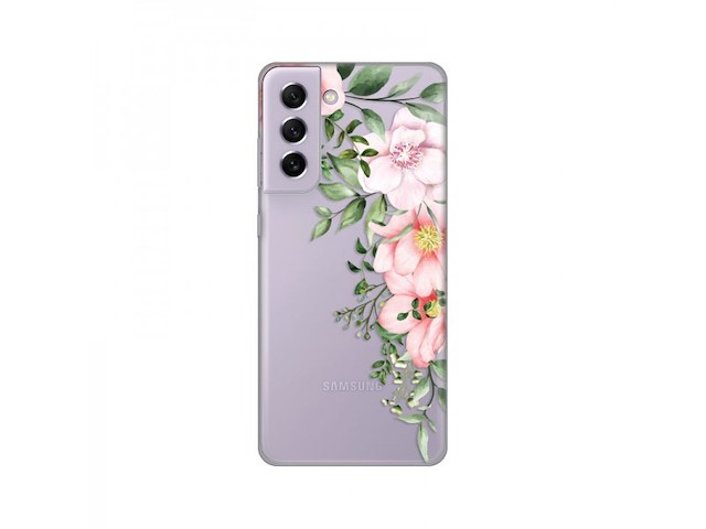 Maskica Silikonska Print Skin za Samsung G990 Galaxy S21 FE Gentle Roses