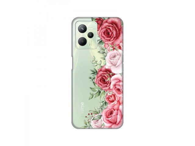 Maskica Silikonska Print Skin za Realme C35 Wild Roses