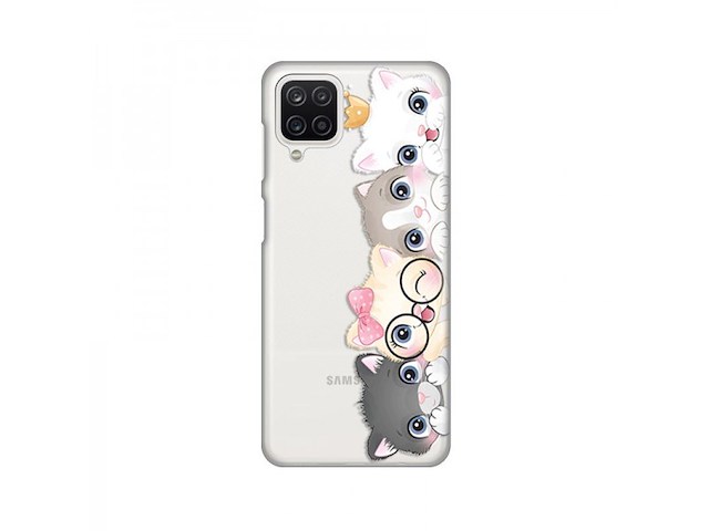 Maskica Silikonska Print Skin za Samsung A125F Galaxy A12 Cats