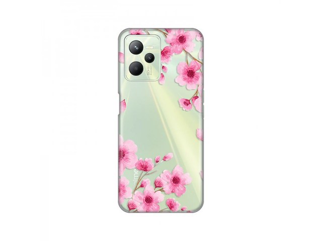 Maskica Silikonska Print Skin za Realme C35 Rose flowers