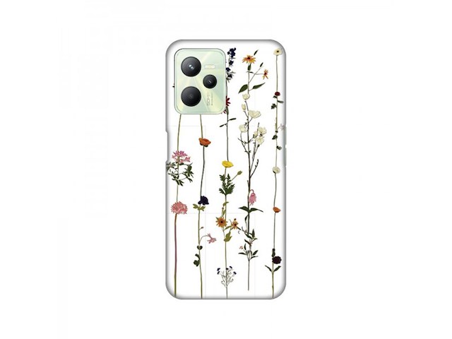 Maskica Silikonska Print Skin za Realme C35 Flower