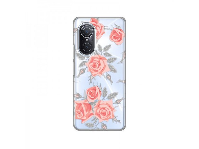 Maskica Silikonska Print Skin za Huawei Nova 9 SE Elegant Roses