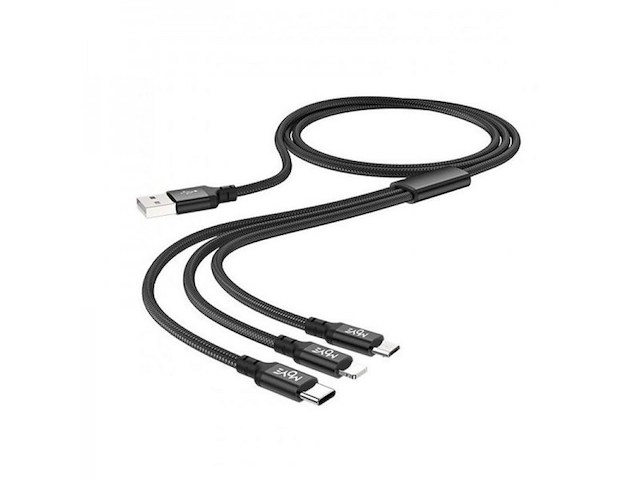 Connect 3 in 1 USB Data Cable