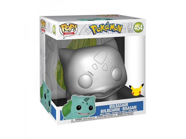 Pokemon POP! Viny - Bulbasaur Silver Metalic 10`