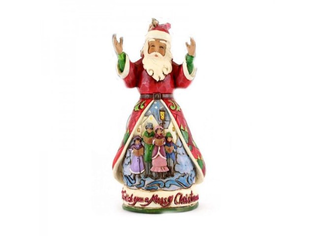 Wish You Merry Xmas Santa Hanging Ornament Figure