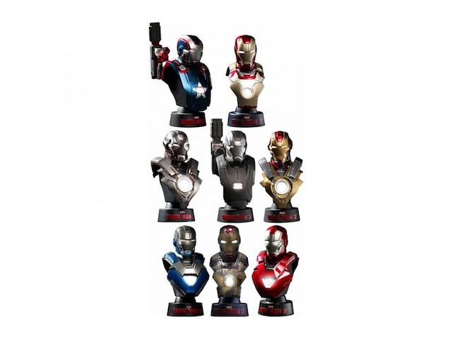 Iron Man 3: Deluxe 1:6 scale Collectible Bust Set