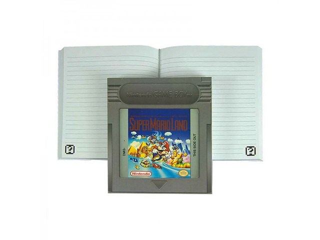 Nintendo Game Boy Cartridge Notebook