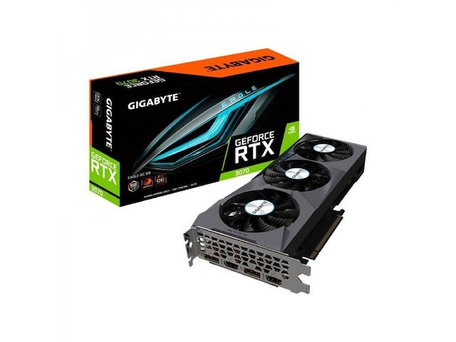 Gigabyte nVidia GeForce RTX 3070 EAGLE 8GB 256bit GV-N3070EAGLE OC-8GD rev 2.0 LHR